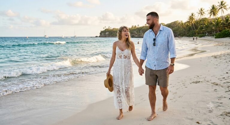 JUST MARRIED! Travis Kelce and Taylor Swift Share Stunning Honeymoon ...